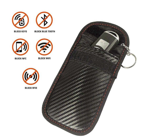 Car key signal blocker Case Faraday Cage Fob Pouch Keyless RFID ...