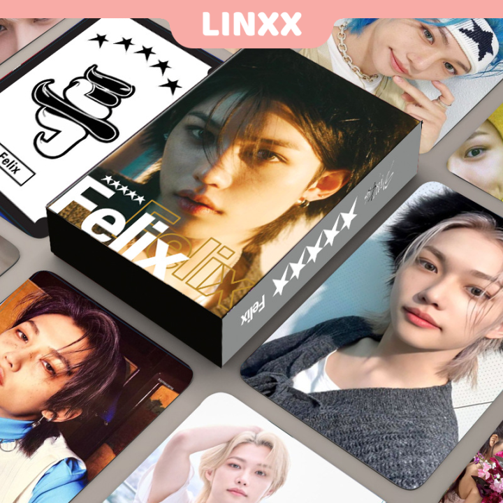 LINXX 55 Pcs Stray Kids Felix Album Lomo Card Kpop Photocards Postcards ...