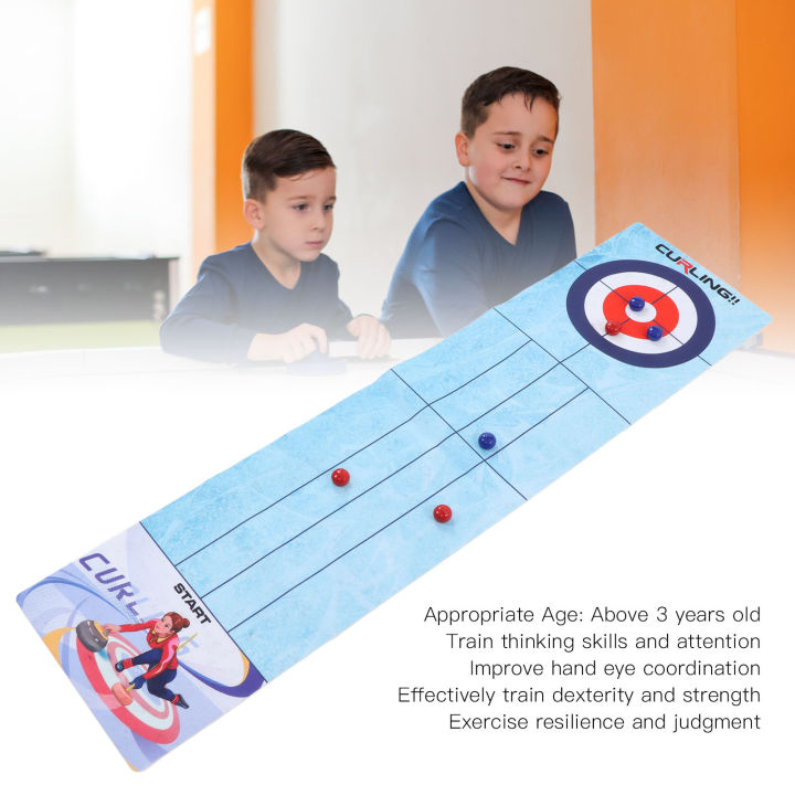 Curling Family Games Desktop Curling Toy Educational Interactive Early ...