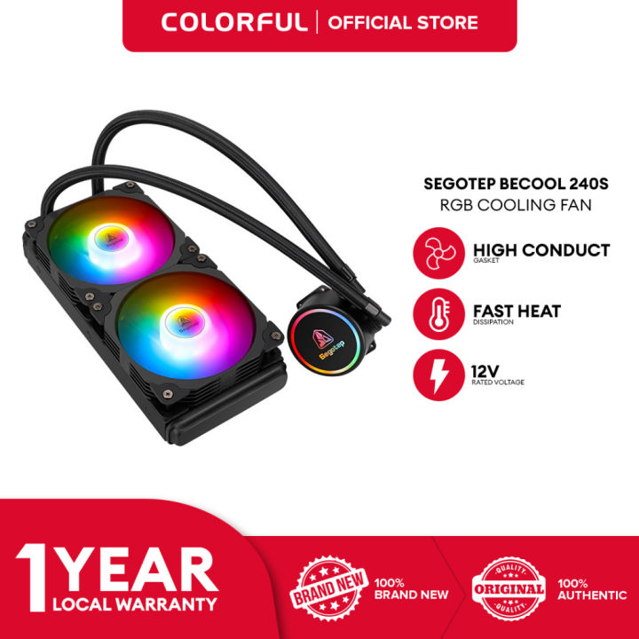 Segotep BeCool 240S RGB & Frozen 240 ARGB AIO CPU Water Cooler | Lazada PH