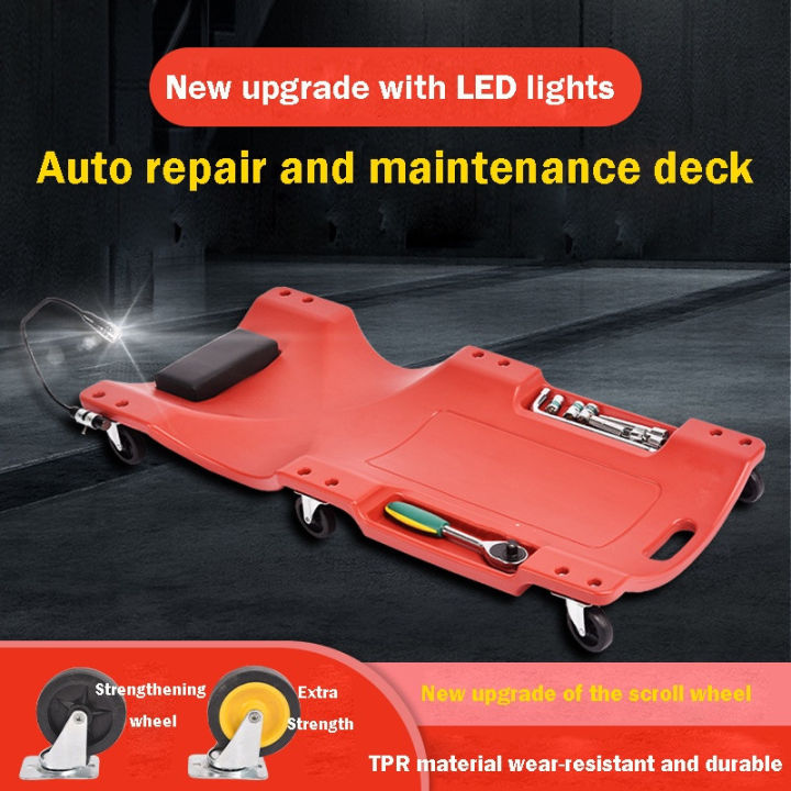 40in Car Repair Lying Board Thicken Automotive Mechanic Creepers Lying ...