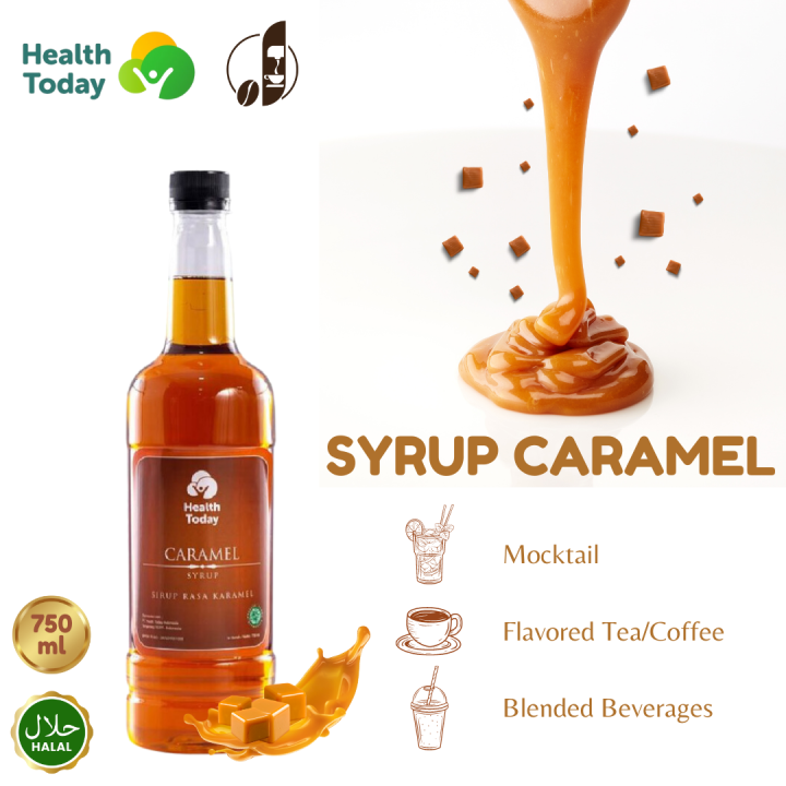 Health Today Syrup Caramel | 750ml | Beverage Flavours | Drinks ...