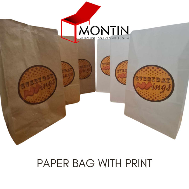 Paper Bag Supot with Print 25pcs | Lazada PH
