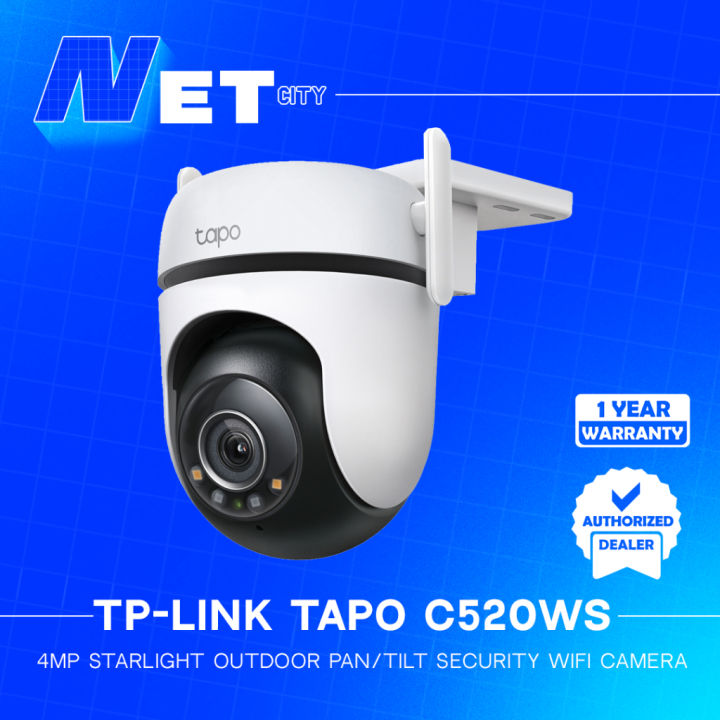 TP-Link Tapo c520ws IP20 Starlight outdoor pan/tilt security Wi-Fi CCTV camera | Lazada PH