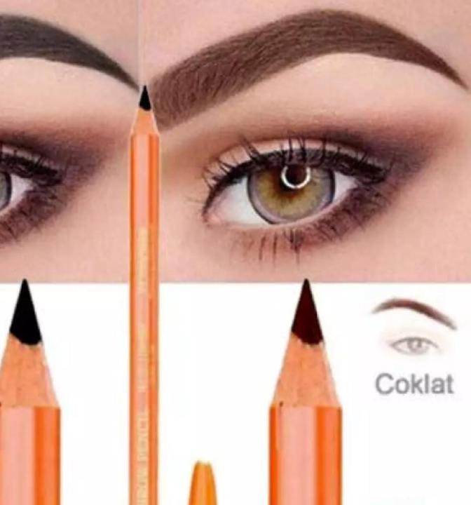 Eye brow/pensil alis /make up berkualitas warna cokelat dan hitam ...