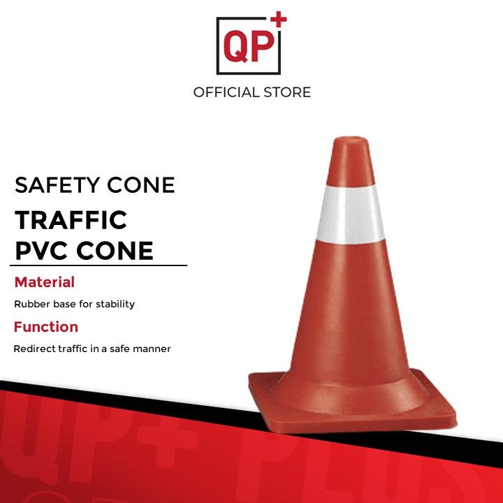 SAFETY CONE TRAFFIC PE CONE KON KESELAMATAN JAYA RAYA SINGLE REFLECTIVE ...