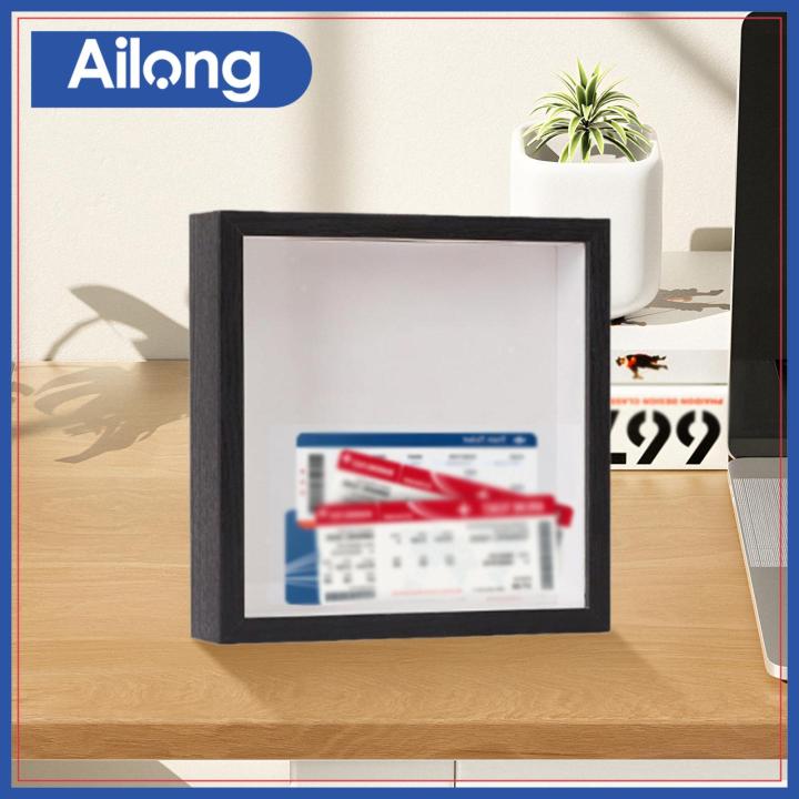 Ailong Travel Concert Ticket Shadow Box Display Case Tabletop and Wall ...