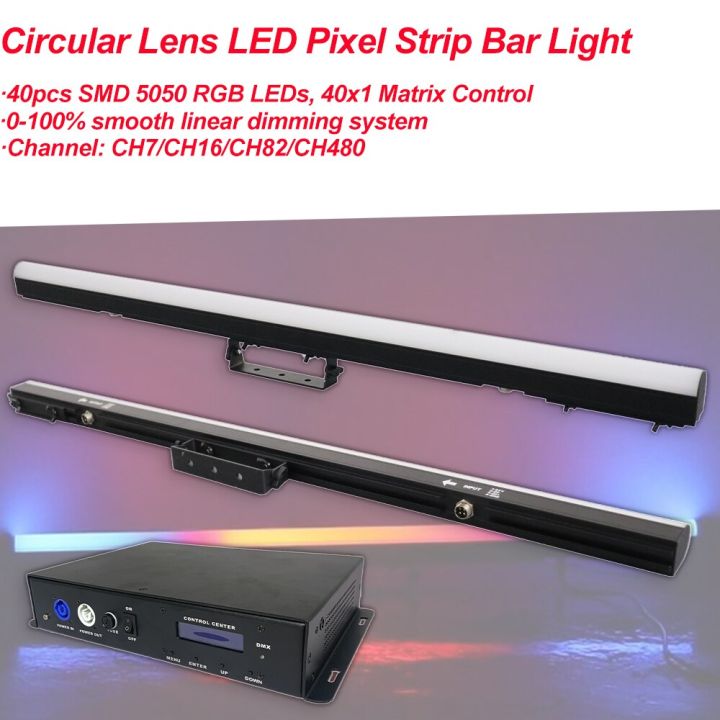 xfcRGB 40X0.5W LED Wall Wash Light Pixel rigid strip DMX512 Control ...