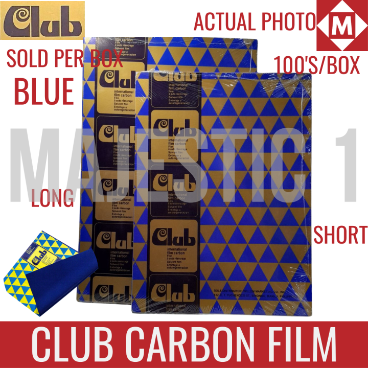 Club Carbon Paper Long or short (in Black or Blue) | Lazada PH