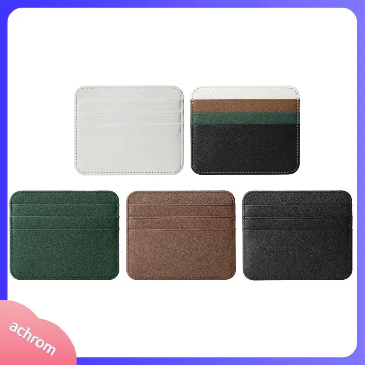 ACHROM แบบสองด้าน ที่ใส่บัตร หนังพียู บางเฉียบมาก ตัวป้องกันบัตร ที่จัด ...