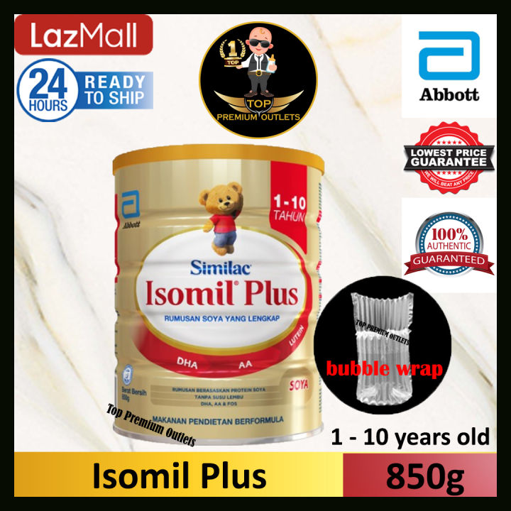 Isomil Plus (1 to 10 Years Old) (850g) Exp: 10/2024 (New Packing) | Lazada
