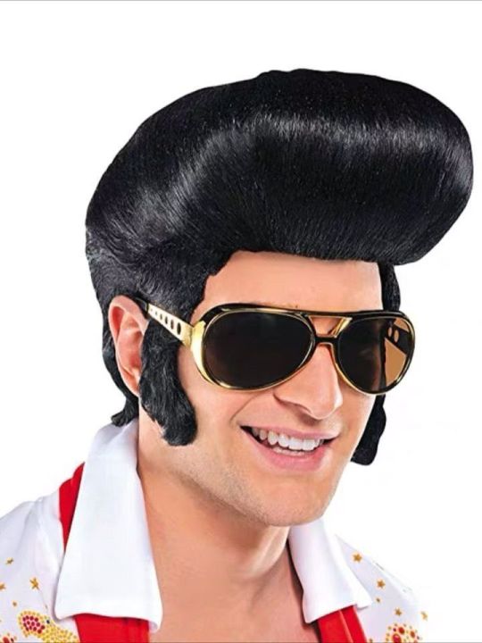 วิกผมเอลวิส Elvis wig วิกเอลวิส สำหรับงานปาร์ตี้ (Tribute artist) 🚚ด่วน ...
