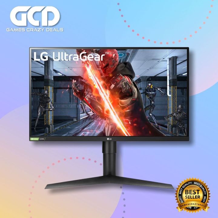 LG 27GL83A 27'' UltraGear™ QHD IPS 1ms Gaming Monitor with G-Sync ...