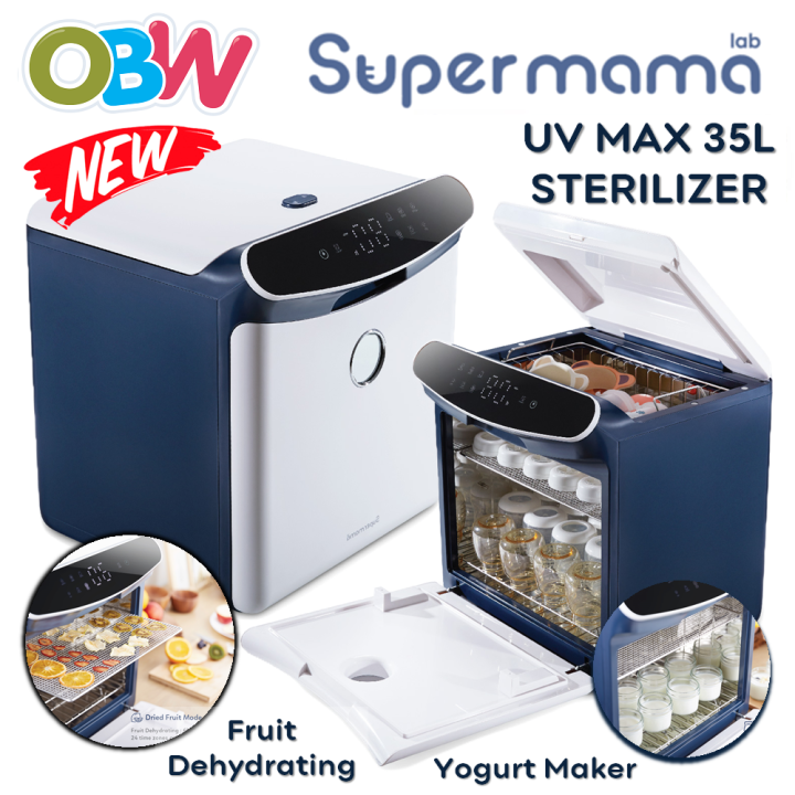 Supermama UV Max Sterilizer | Pengeringan | Penyimpanan UV | Pembuat ...
