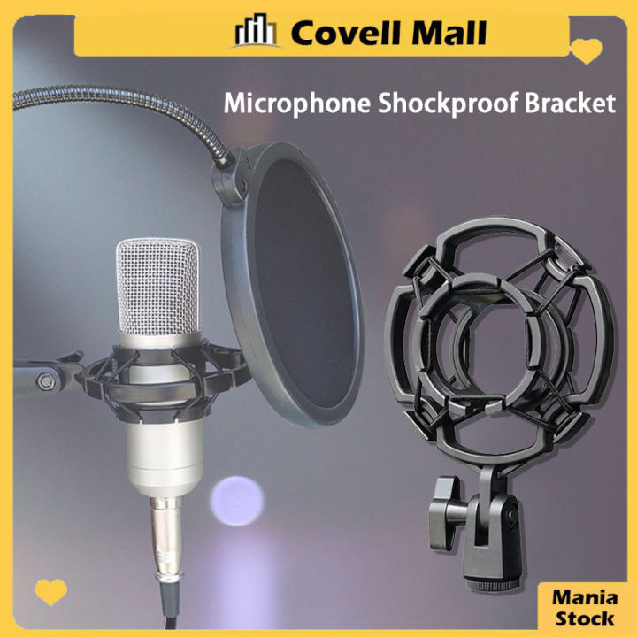 Shockproof Microphone Bracket Microphone Mic Shock Mount Holder Studio ...