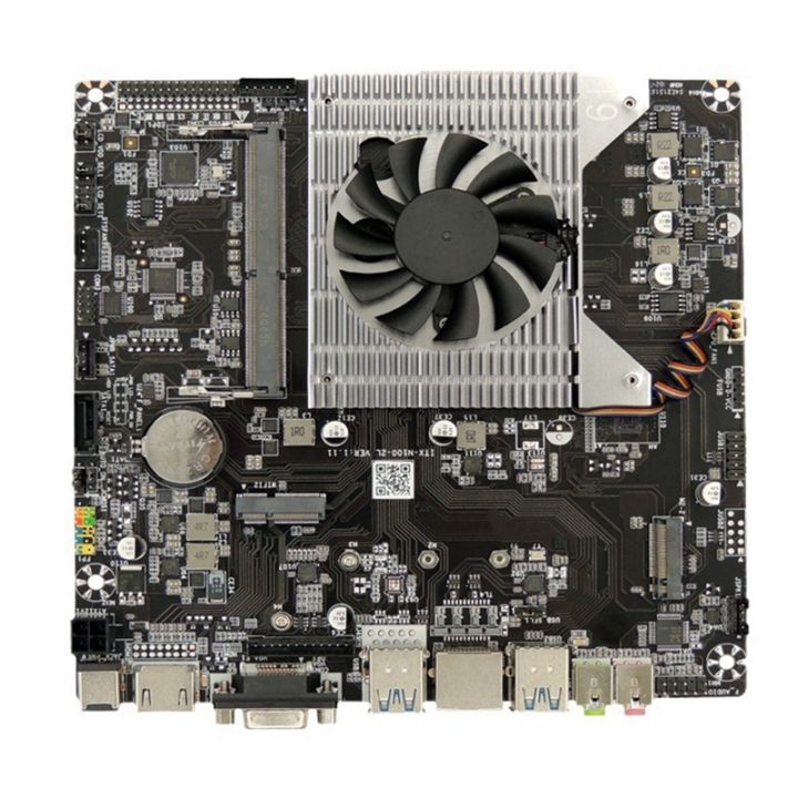 N100 Mini ITX Motherboard Quad Core Computer Mini Host HTPC Advertising ...