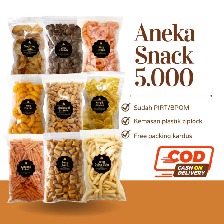 Makhesa.1 [DELISH SNACKS] Aneka Snack Serba 5.000 / Cemilan Camilan 5 ...