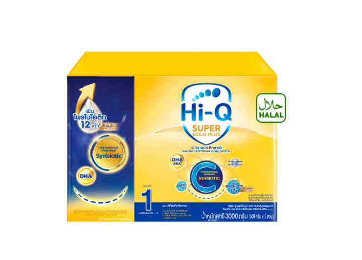 HI-Q Super Gold Plus C-Synbio ProteQ Infant Formula Stage 1 3000 g. | Lazada.co.th