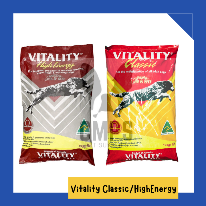 Vitality Lamb & Beef (Classic | High Energy) Dog Dry Food - All Sizes | Lazada PH
