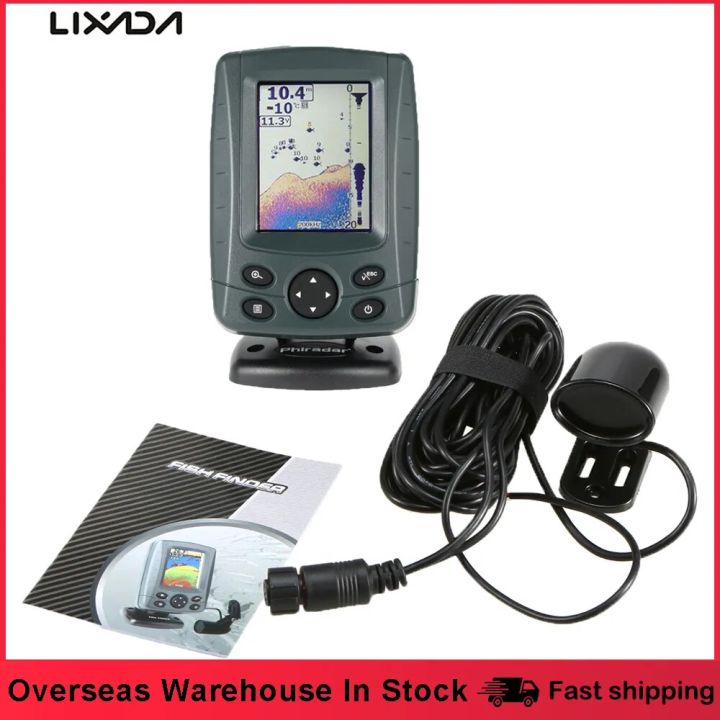 FF688C Sonar Sensor Fish Finder Camera For Fishing 300M Fish Detector ...