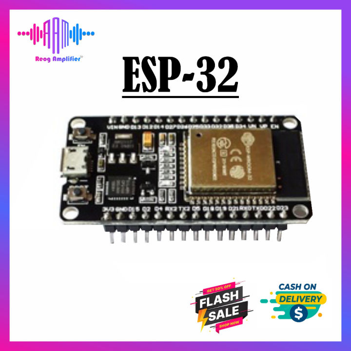 ESP32 DOIT WIFI IOT ESP-32S DEVELOPMENT BOARD ESP 32 | Lazada Indonesia