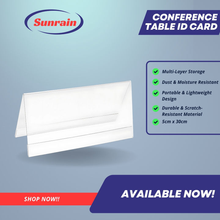 Acrylic Conference Table Id Card | Lazada PH