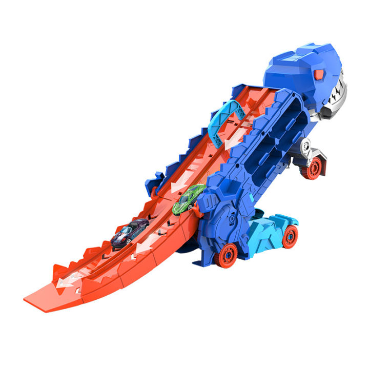 Hot Tyrannosaurus Rex Hauler Dinosaur Wheels Swallowing Car T-Rex ...