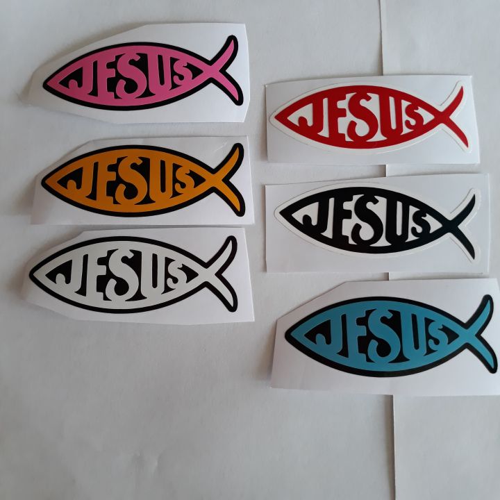 Jesus Fish Sticker Decal in 6 Color Variants | Lazada PH