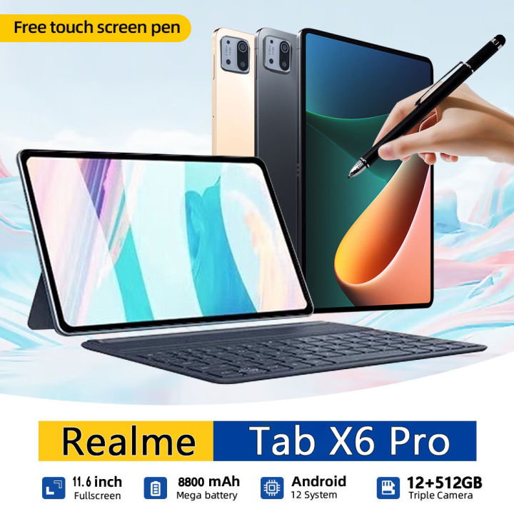 Realme Tablet 6 Pro Lite Android 11.6 inches 16GB+512GB Tablet PC for ...