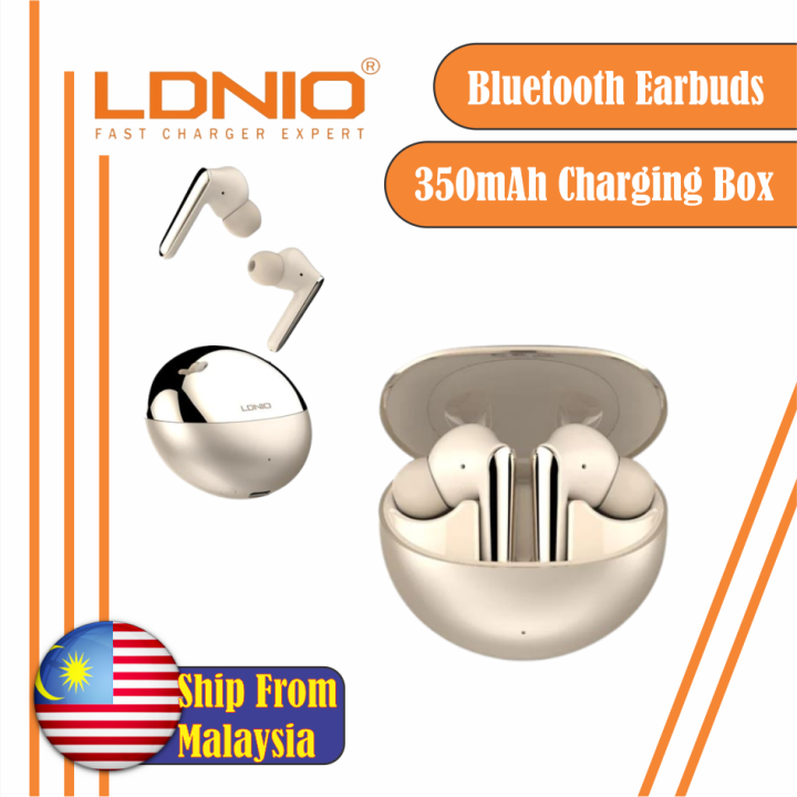 LDNIO Tws Bluetooth Wireless Earbuds with 350mAh Charging Case Stereo Ear buds T01 | Lazada