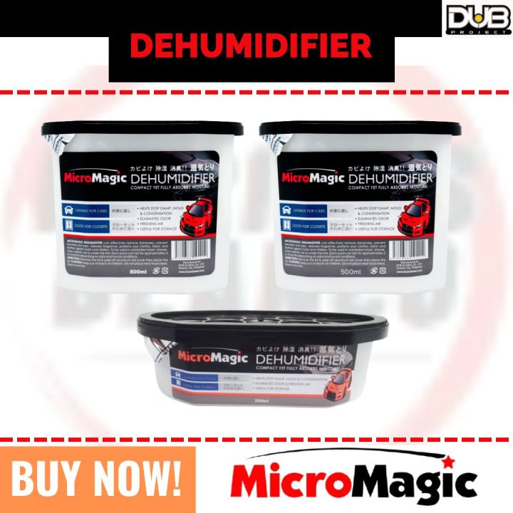 MICROMAGIC DEHUMIDIFIER 1 PIECE (800ML - 500ML - 250ML) Prevent ...