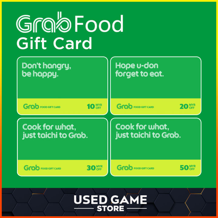 GrabFood Gift Card - Malaysia | Lazada