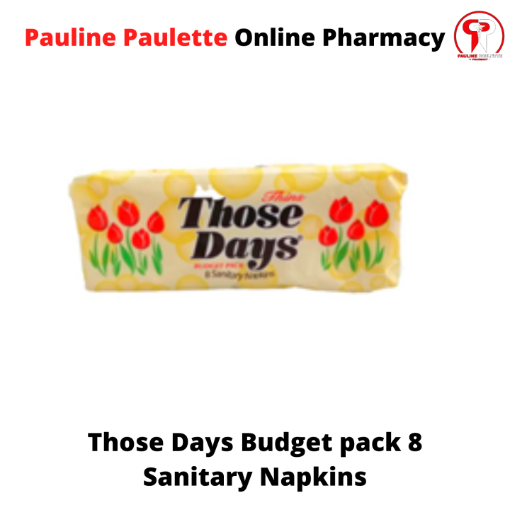Those Days Budget pack 8 Sanitary Napkins | Lazada PH