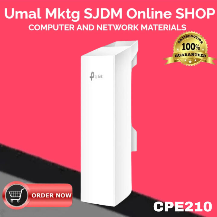 TP-LINK CPE210 2.4GHz 300Mbps 9dBi Outdoor CPE | Lazada PH