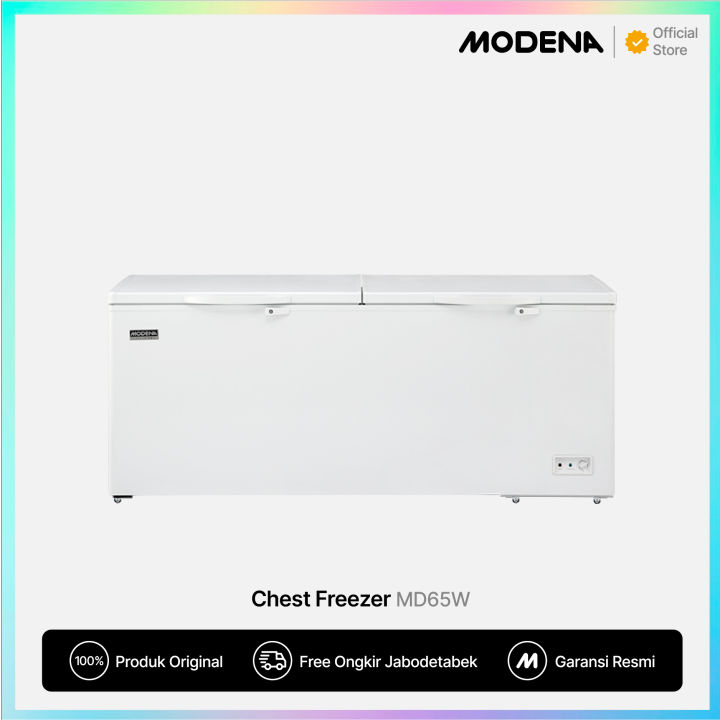 MODENA Chest Freezer - MD 65 W (650 Liter) | Lazada Indonesia