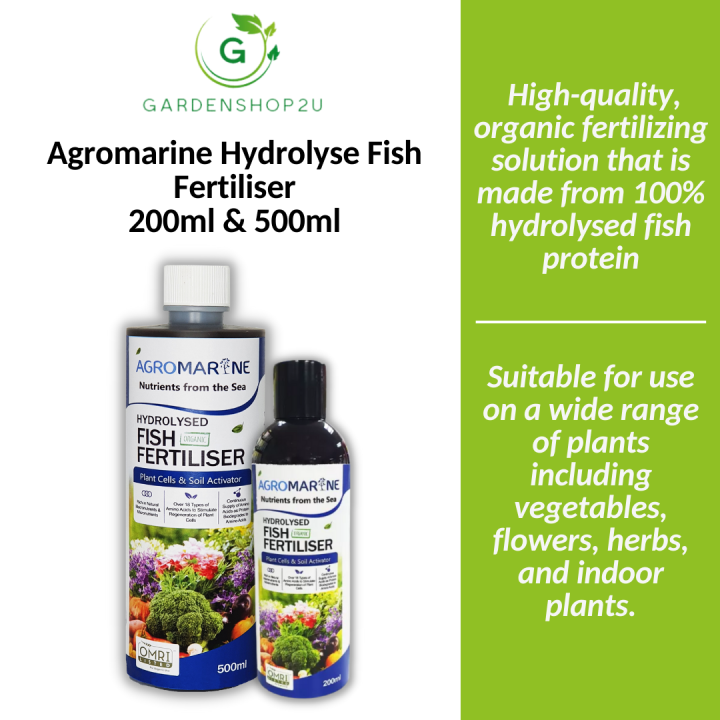 Agromarine Concentrate Fish Fertiliser | 100% Organic Made From Sea ...