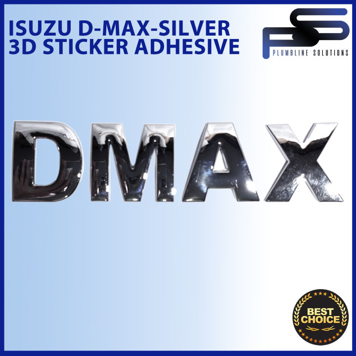Car Hood Emblem Sticker for Isuzu D-MAX Decals / Black & Silver ...