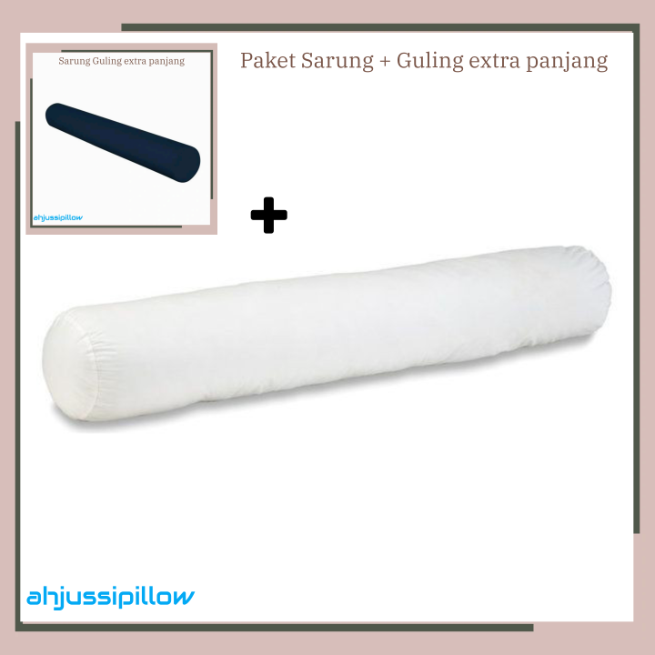 [PAKET] Guling Panjang 200cm + Sarung / Guling Extra Panjang Diameter ...