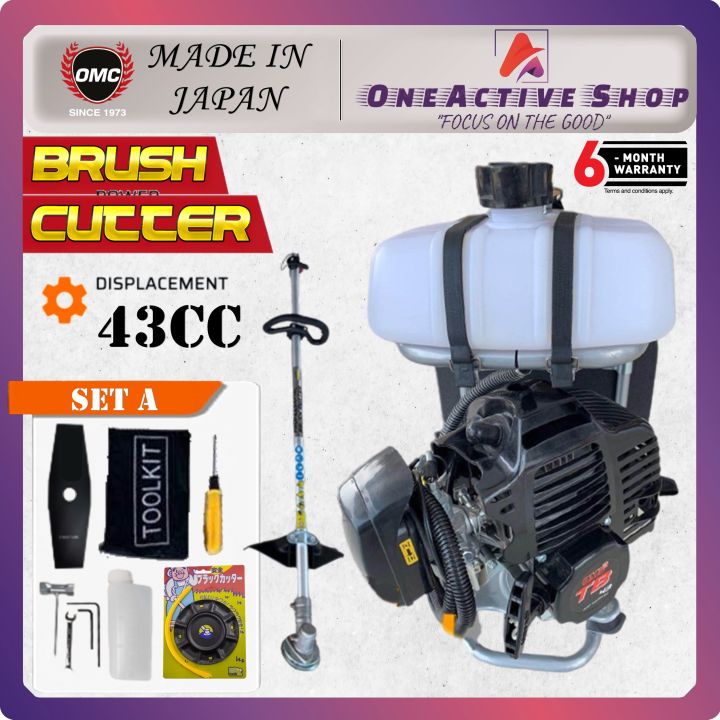 (43CC) JAPAN OMC / SAMURAI Grass / Brush Cutter / Mesin Rumput TB43 - 6 ...
