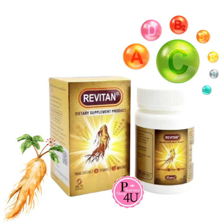 reality Revitan รีไวแทน บำรุงร่างกายผู้ชาย โสม ผสมวิตามิน 10 ชนิด และ ...