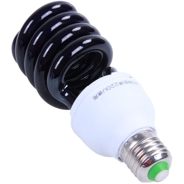 E27 40W UV Ultraviolet Fluorescent Blacklight CFL Light Bulb Lamp 220V ...