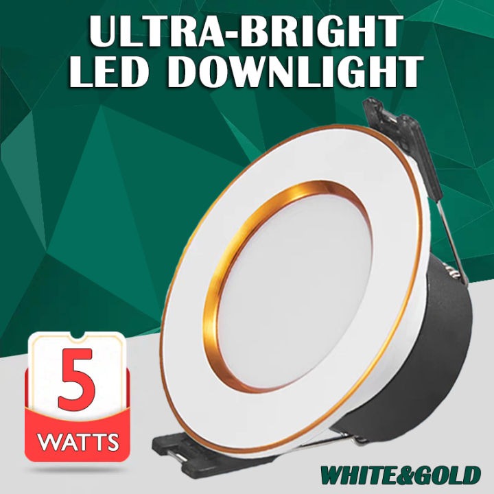 LED Downlight 220V 5W Tri-color changing led light bulb Round pin Panel ... LED Downlight 220V 5W Tri-color changing led light bulb Round pin Panel ...