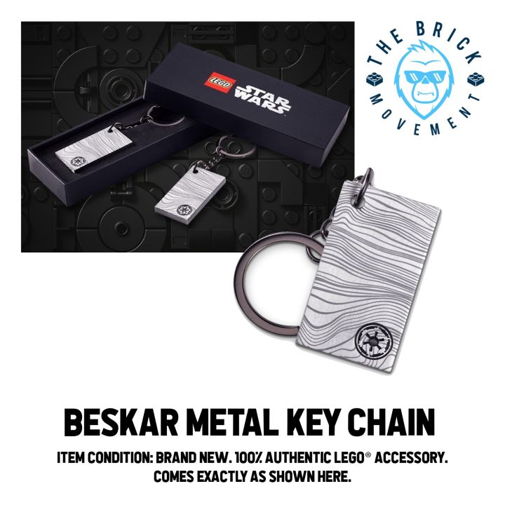 LEGO® STAR WARS THE MANDALORIAN Beskar Metal Keychain | Lazada PH