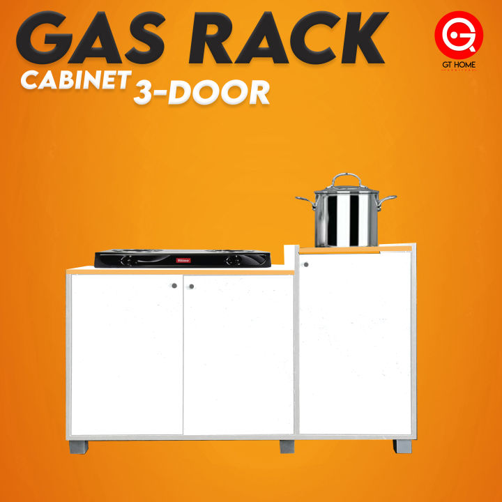 Kitchen Cabinet /Almari Dapur Gas/ Gas Cabinet With Tiles Top / Rak ...