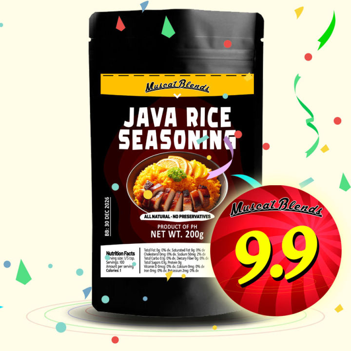 MUSCAT BLENDS FILIPINO JAVA RICE SEASONING 200g | Lazada PH