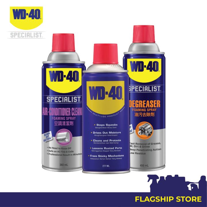 WD-40 Combo Pack (Multi Use Product 277ml + WD-40 Specialist Air Cond ...