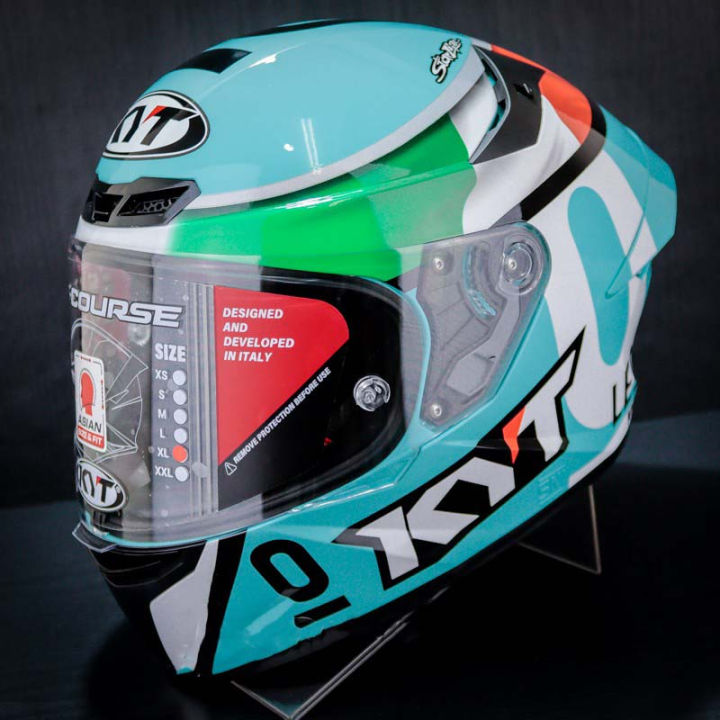 KYT TT-Course Dalla Porta bundled with Dri+ KYT Balaclava and KYT Shirt ...