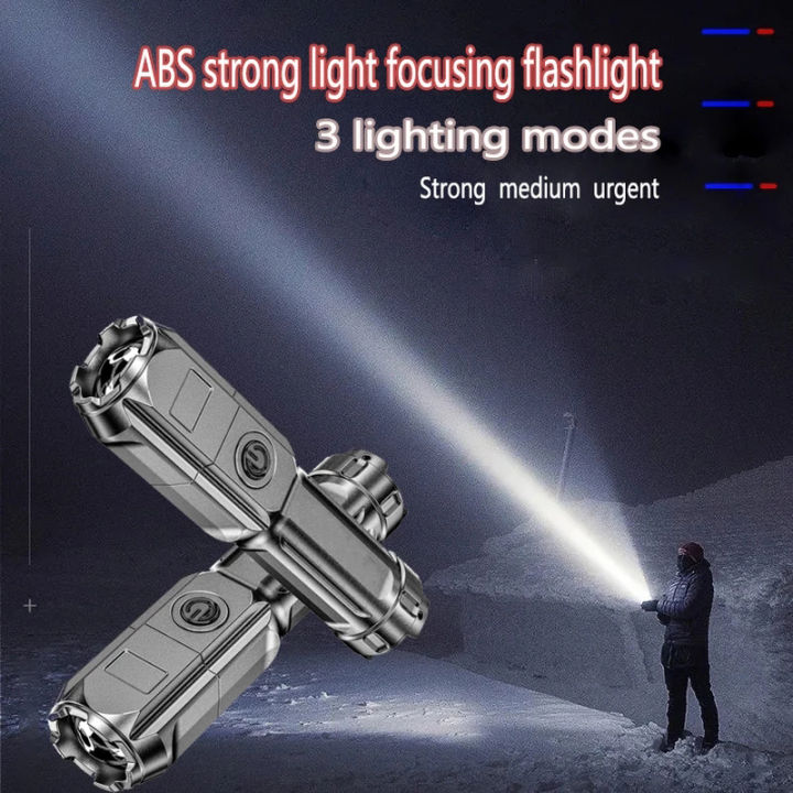 Ready stock torch light powerful Bright Focusing Led Flashlight lampu ...