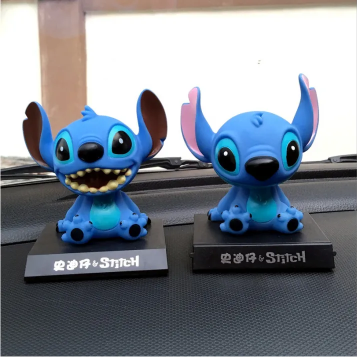 Boneka Figure Miniatur Pajangan Mobil Lilo Stitch Goyang Kepala ...