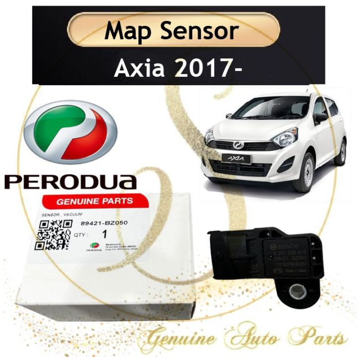 (100% ORIGINAL) PERODUA AXIA MAP SENSOR 2O17- 4 PIN 89421-BZ050 BOSCH 0 ...